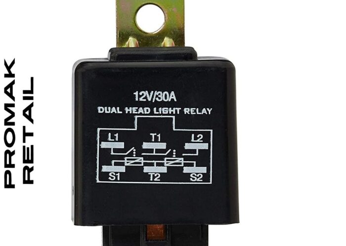 PROMAK Dual Headlight Relay with Wire (24V) - PROMAK